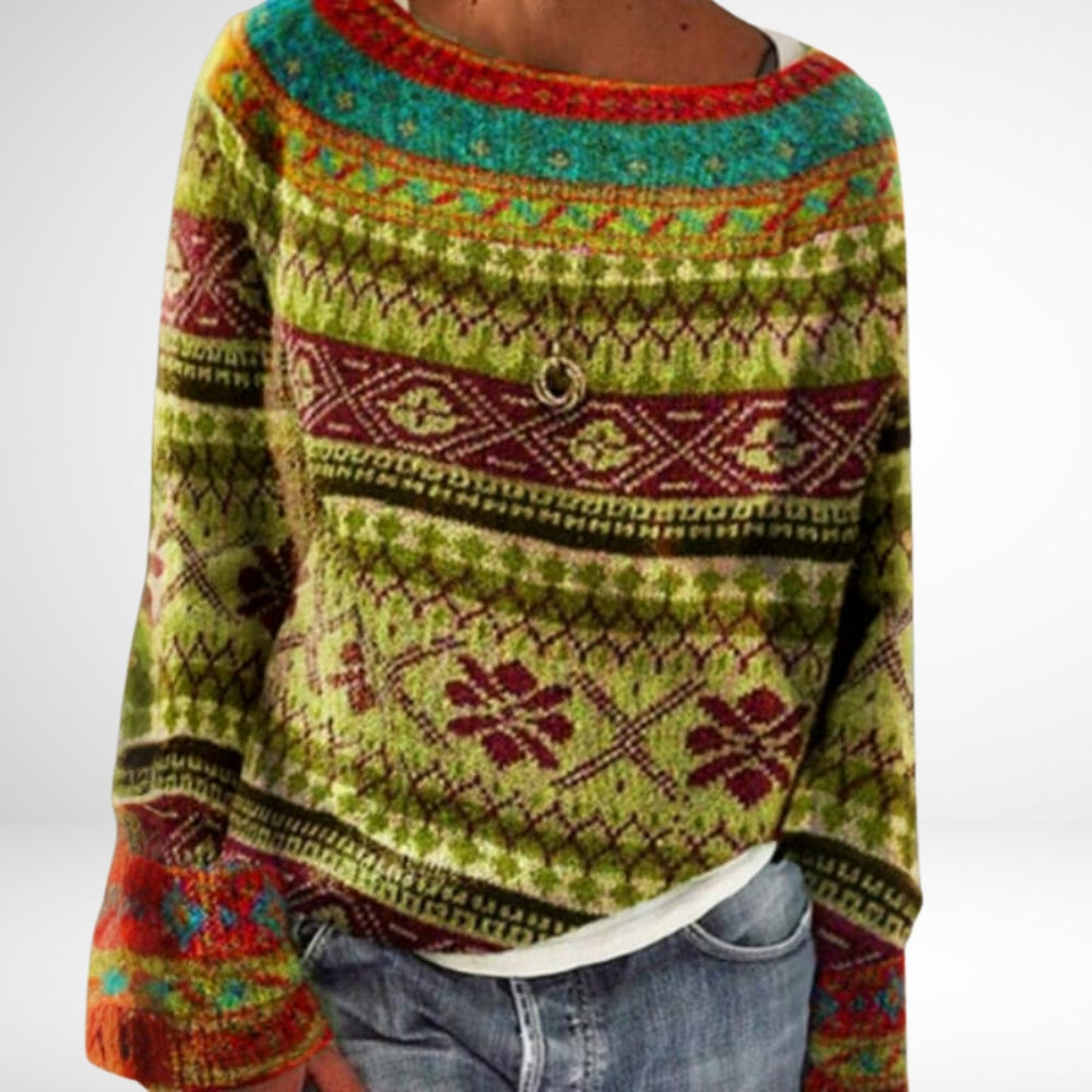 Freya | Retro Sweater – Jade New York